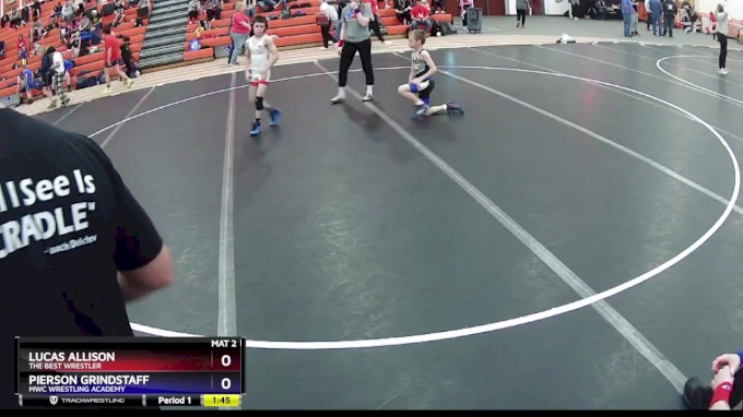 70 lbs Round 2 - Lucas Allison, The Best Wrestler vs Pierson Grindstaff ...