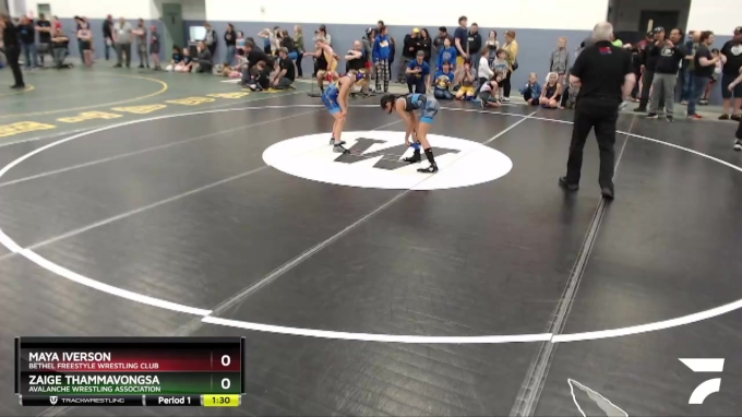 80 Lbs Round 2 Zaige Thammavongsa Avalanche Wrestling Association Vs