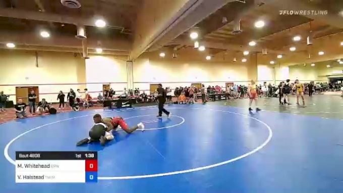 92 lbs Consi Of 8 #1 - Melvin Whitehead, Gold Rush Wrestling vs Vaun ...