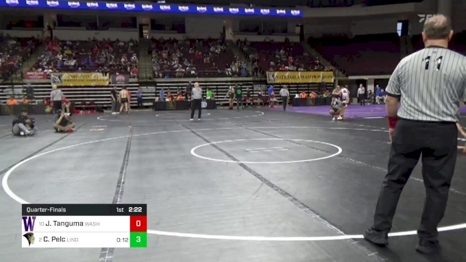 133 lbs Quarterfinal - Jonathan Tanguma, Washington vs Caiden Pelc ...