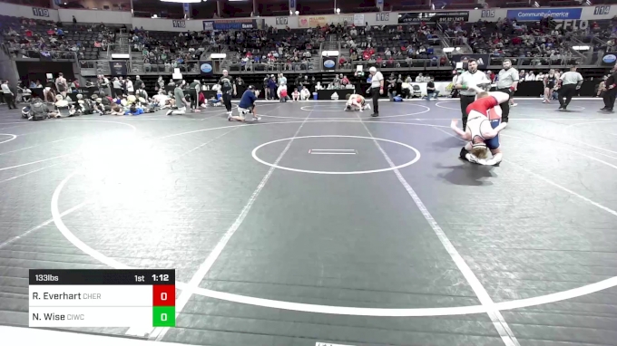133 lbs Consi Of 4 - Ryan Everhart, Cherokee Trail vs Nicholas Wise ...