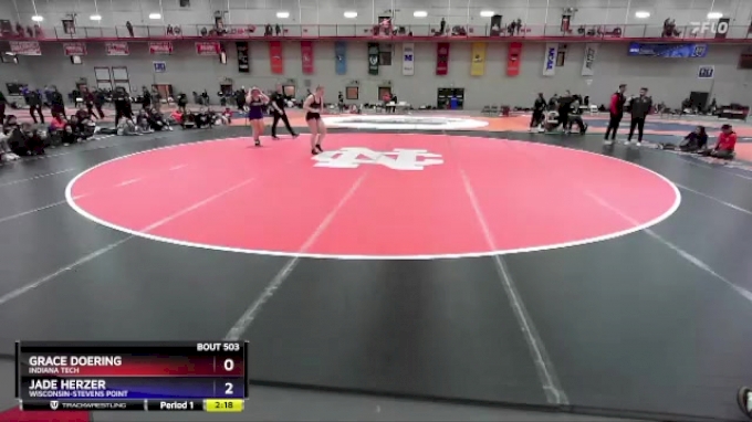 170 lbs 1st Place Match - Grace Doering, Indiana Tech vs Jade Herzer ...