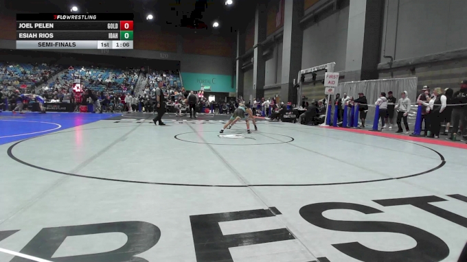 100 lbs Semifinal - Joel Pelen, Golden Back vs Esiah Rios, Idaho Gold
