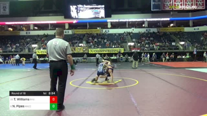 141 lbs Round Of 16 - Tanner Williams, Brigham Young vs Nick Pipes ...