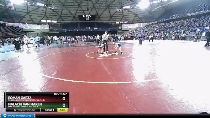 59 lbs Champ. Round 3 - Malachi Van Maren, Mat Demon Wrestling Club vs ...