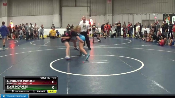 135 lbs Quarterfinal - Elyse Morales, Michigan Revolution vs Aubrianna ...