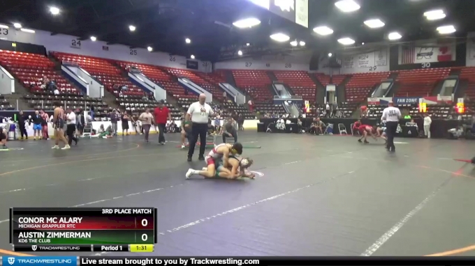 112 lbs 3rd Place Match - Conor Mc Alary, Michigan Grappler RTC vs ...