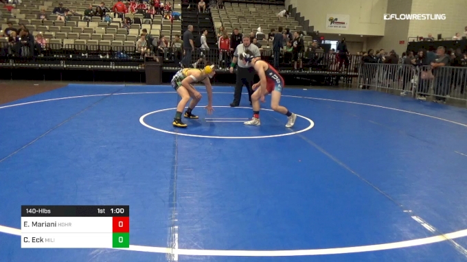 140 lbs Consi Of 16 #1 - Emidio Mariani, Highland Regional vs Connor ...
