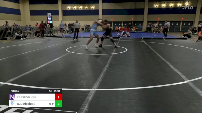 184 lbs C Of 16 #2 - Troy Fisher, Northwestern vs Anthony D'Alesio ...