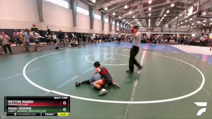 70 lbs Cons. Round 1 - Peyton Marsh, Spartan Mat Club vs Noah Higgins ...