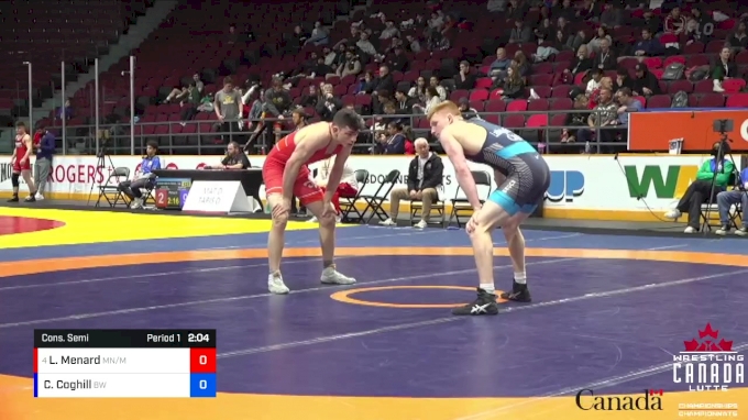 70kg Cons. Semi - Liam Menard, Montreal NTC / Montreal WC vs Cole ...