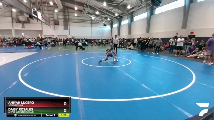 75 lbs Champ. Round 2 - Aniyah Lucero, 3F Wrestling vs Daisy Rosales ...