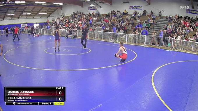 110 lbs Round 5 - Darion Johnson, All-Phase Wrestling vs Ezra Sanabria ...