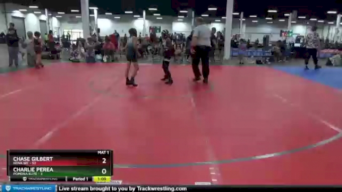 64 lbs Cons. Semi - Chase Gilbert, NOVA WC vs Charlie Perea, Pomona Elite