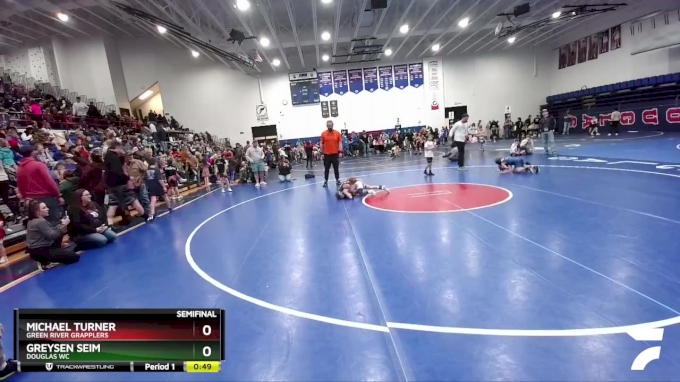 59 lbs Semifinal - Greysen Seim, Douglas WC vs Michael Turner, Green ...