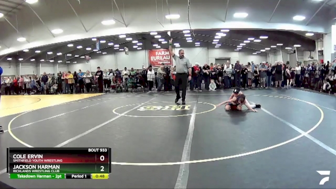 67 lbs Champ. Round 3 - Jackson Harman, Richlands Wrestling Club vs ...