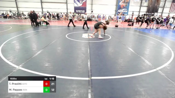 160 lbs Rr Rnd 1 - Tony Preolitti, Team Gotcha Blue vs Matthew Pappas ...