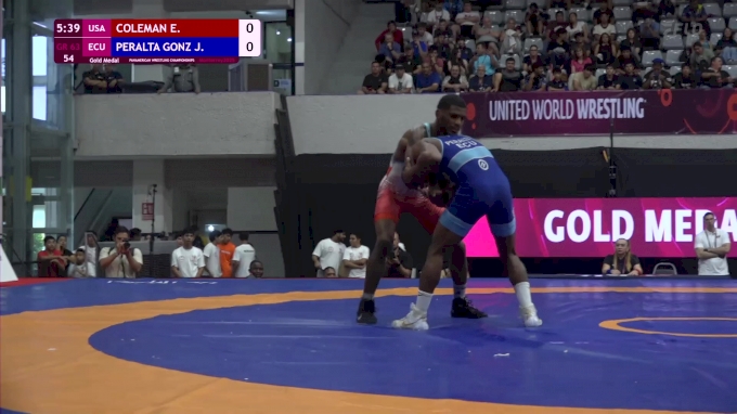 63 kg Gold - Ellis Coleman, USA vs Jeremy Peralta, ECU