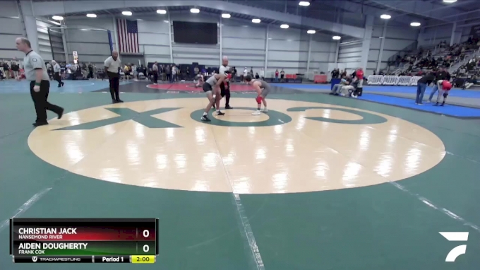 5-113 lbs Champ. Round 1 - Aiden Dougherty, Frank Cox vs Christian Jack ...