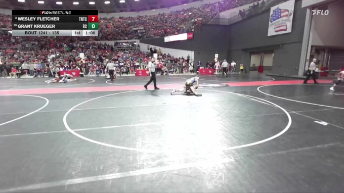135 lbs Champ. Round 2 - Wesley Fletcher, Team Nazar Training Center vs ...