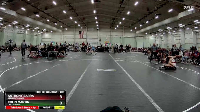 132 lbs 1st Place Match - Colin Martin, Off Da Grid vs Anthony Barra ...