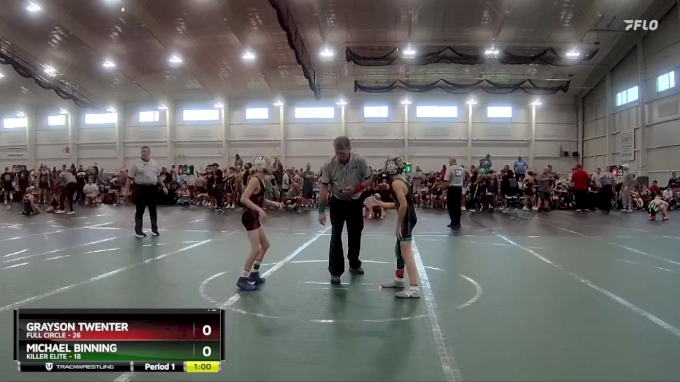 72 lbs Round 1 (8 Team) - Grayson Twenter, Full Circle vs Michael ...
