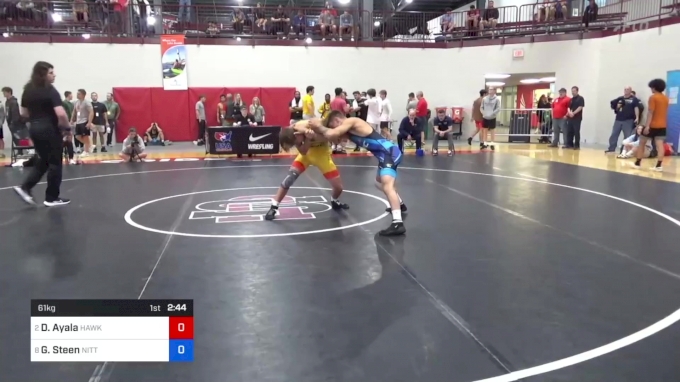 61 kg Consi Of 8 #2 - Drake Ayala, Hawkeye Wrestling Club vs Gary Steen ...