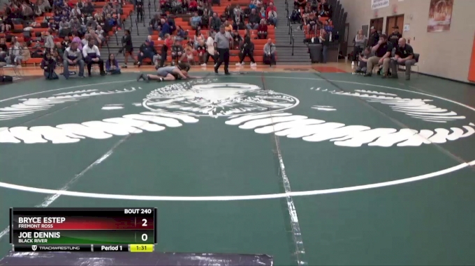 120 lbs Quarterfinal - Bryce Estep, Fremont Ross vs Joe Dennis, Black River