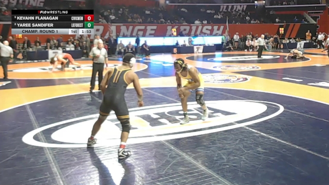 2A 215 lbs Champ. Round 1 - Kevahn Flanagan, Bethalto (Civic Memorial ...