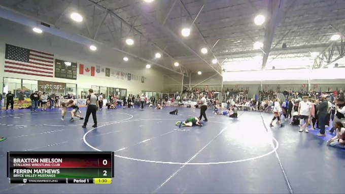 138 lbs Cons. Round 2 - Ferrin Mathews, Bryce Valley Mustangs vs ...