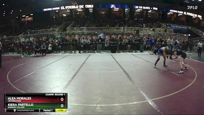 100 lbs Champ. Round 1 - Alea Morales, Celebration vs Kiera Partello ...