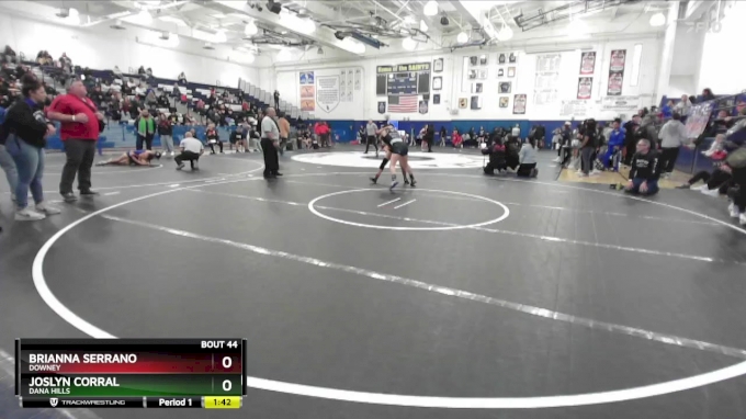 115 lbs Champ. Round 1 - Brianna Serrano, Downey vs Joslyn Corral, Dana ...