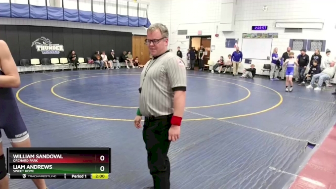 152 lbs Champ. Round 1 - William Sandoval, Orchard Park vs Liam Andrews ...