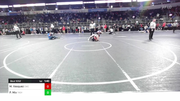 106 lbs Consi Of 8 #2 - Matthew Vasquez, Crusader Wrestling Club vs ...