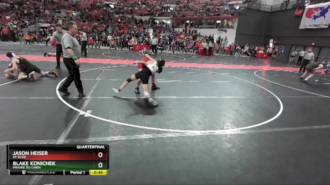 125 lbs Quarterfinal - Jason Heiser, RT Elite vs Blake Konichek ...