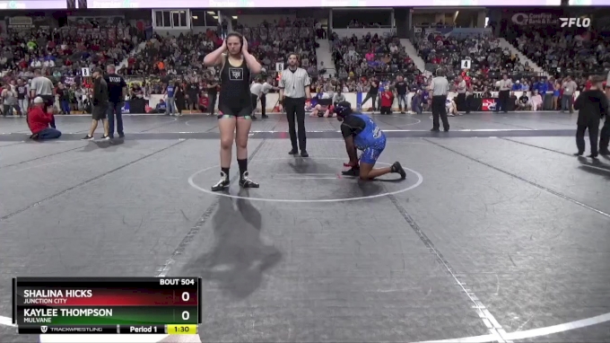 200 lbs 1st Place Match - Shalina Hicks, Junction City vs Kaylee ...