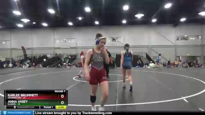 145 lbs Round 7 (8 Team) - Karlee Brummett, Washington vs Anna Vasey ...