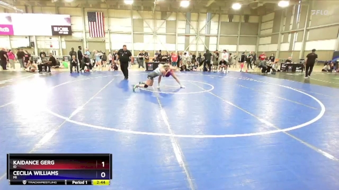 57 lbs Cons. Round 4 - Kaidance Gerg, ID vs Cecilia Williams, MI