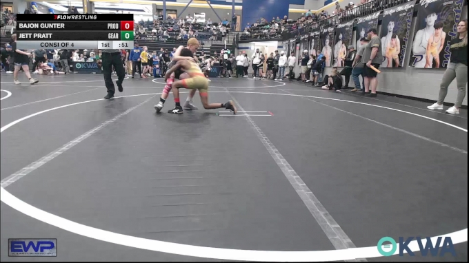 96 lbs Consi Of 4 - BaJon Gunter, Prodigy Elite Wrestling vs Jett Pratt ...