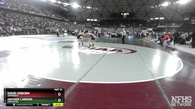 3A 150 lbs Cons. Round 5 - Hayden Larson, Hermiston vs David Osborn ...