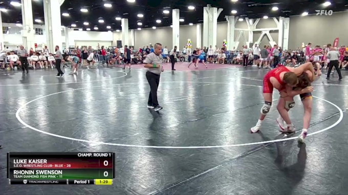 157 lbs Champ Round 1 (16 Team) - Rhonin Swenson, Team Diamond Fish ...