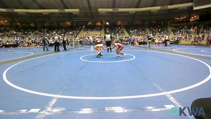 84 lbs Consi Of 8 #2 - Emmit Fourkiller, Tahlequah Wrestling Club vs ...