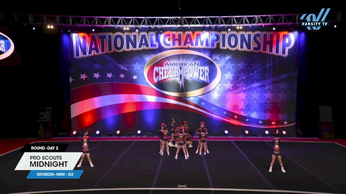 Pro Scouts - Midnight [2024 L1 Mini - D2 Day 2] 2024 Cheer Power ...