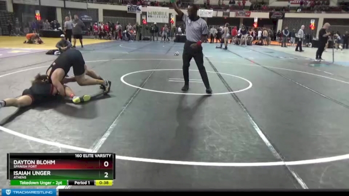 160 Elite Varsity Cons. Round 3 - Isaiah Unger, Athens vs Dayton Blohm ...