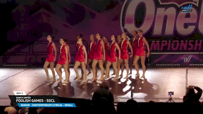Dance United - Foolish Games - SSCL [2025 Senior - Contemporary/Lyrical - Small Day 2] 2025 One ...