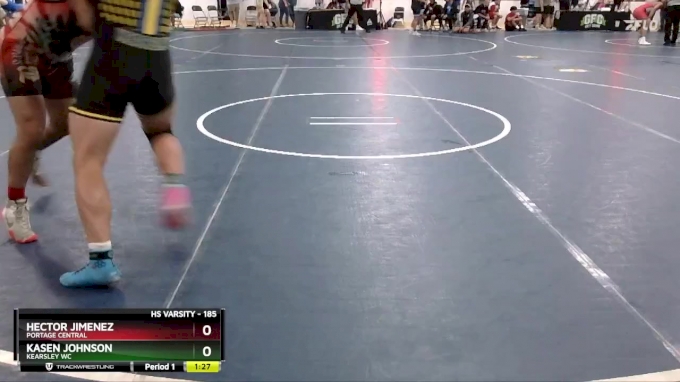 185 lbs Champ. Round 1 - Kasen Johnson, Kearsley WC vs Hector Jimenez ...