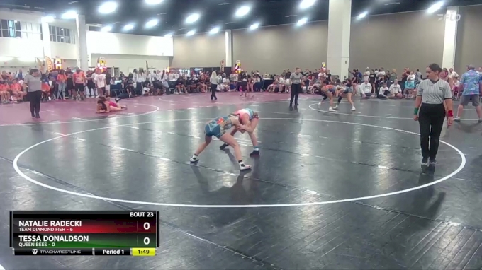105 lbs Round 6 (8 Team) - Natalie Radecki, Team Diamond Fish vs Tessa ...