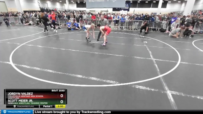 132 lbs Champ. Round 1 - Scott Meier Jr., Nebraska Wrestling Training ...