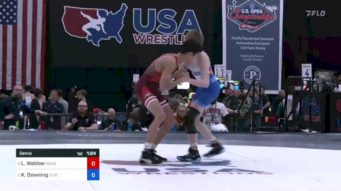 41 kg Semis - Loc Webber, Beast Mode Wrestling vs Kellen Downing ...