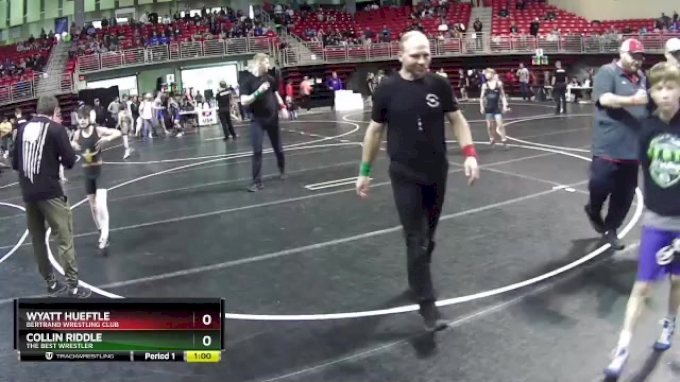 80 lbs Quarterfinal - Collin Riddle, The Best Wrestler vs Wyatt Hueftle ...